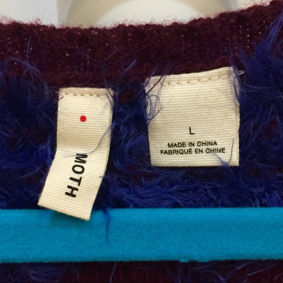 Anthropologie | Sweaters | Anthropologe Moth Eyelash Stitch Sweater ...